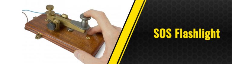 How To Signal SOS Using A Flashlight?